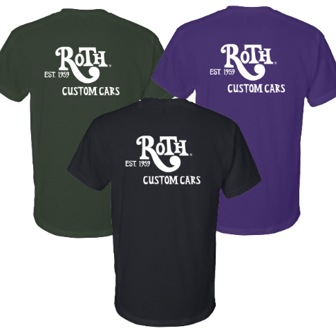 Roth Custom Cars Logo T-Shirt – Roth Metal Flake