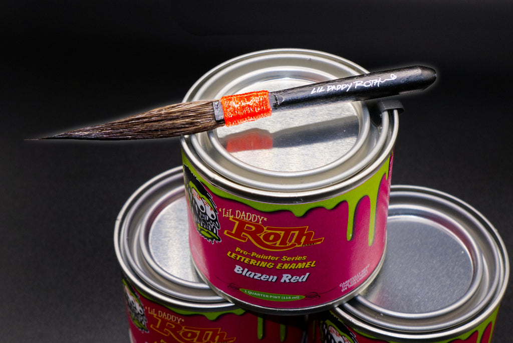 "Lil' Daddy" Roth Signature Brush – Roth Metal Flake